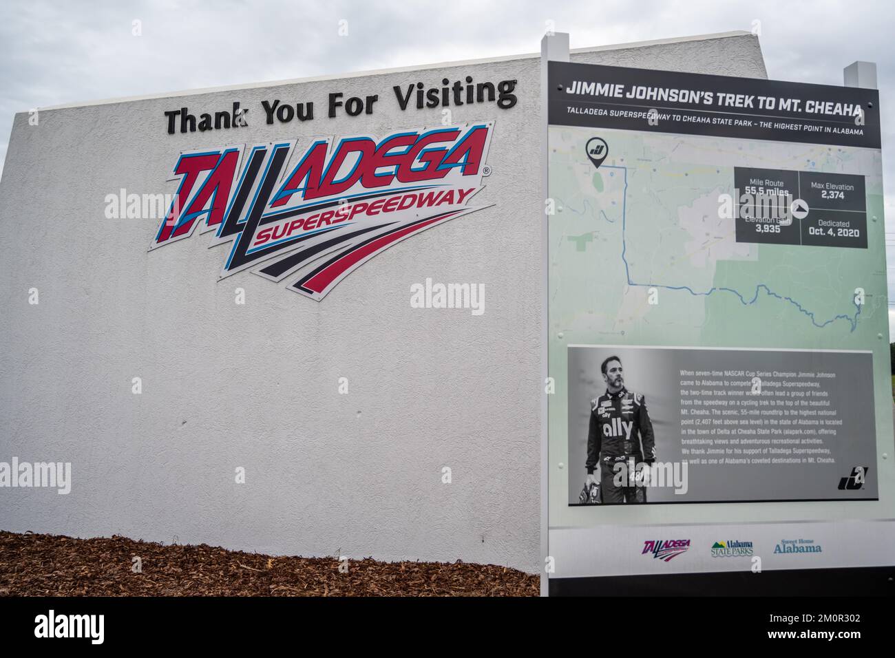 Talladega, AL, USA - August 24, 2022: The Talladega Super Speedway ...