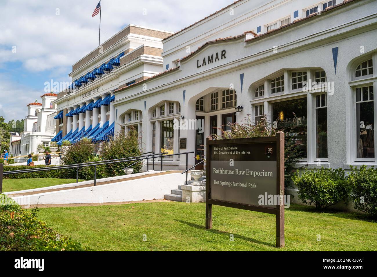 Hot Springs NP, AR, USA - September 10, 2022: The Bathhouse Row ...