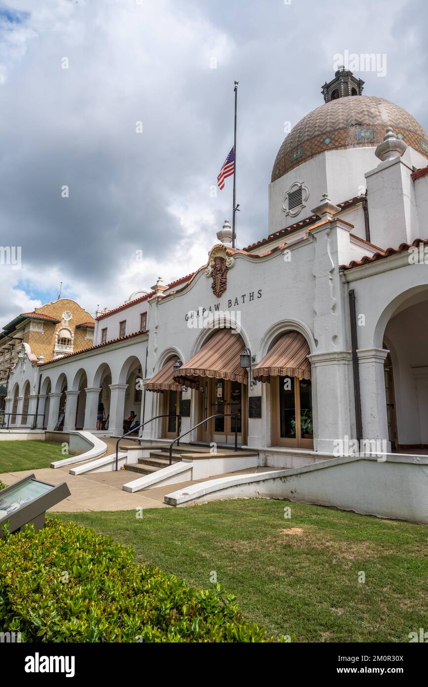 Hot Springs NP, AR, USA - September 10, 2022: The Bathhouse Row ...