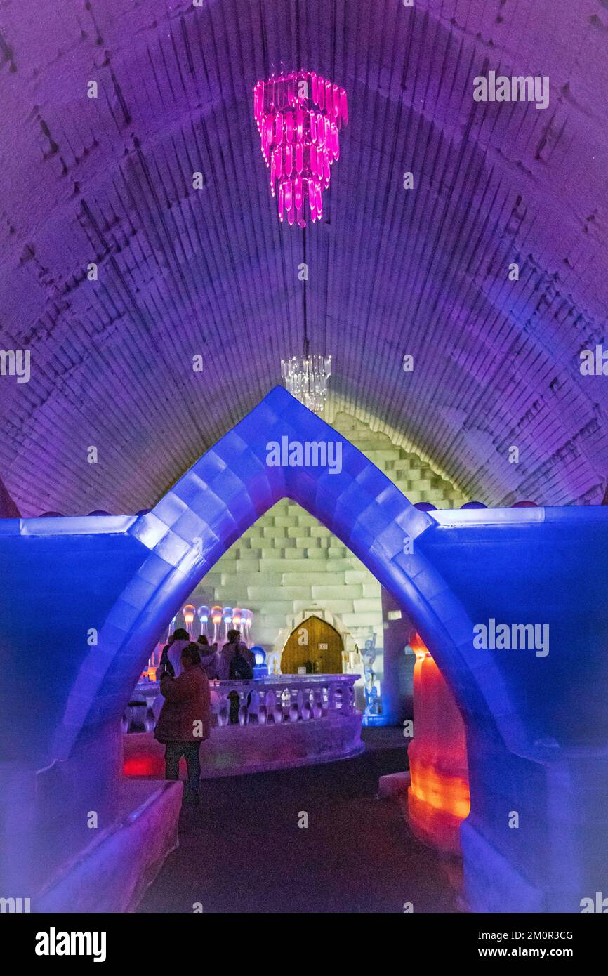 Aurora Ice Museum at Chena Hot Springs Resort in Fairbanks, Alaska ...