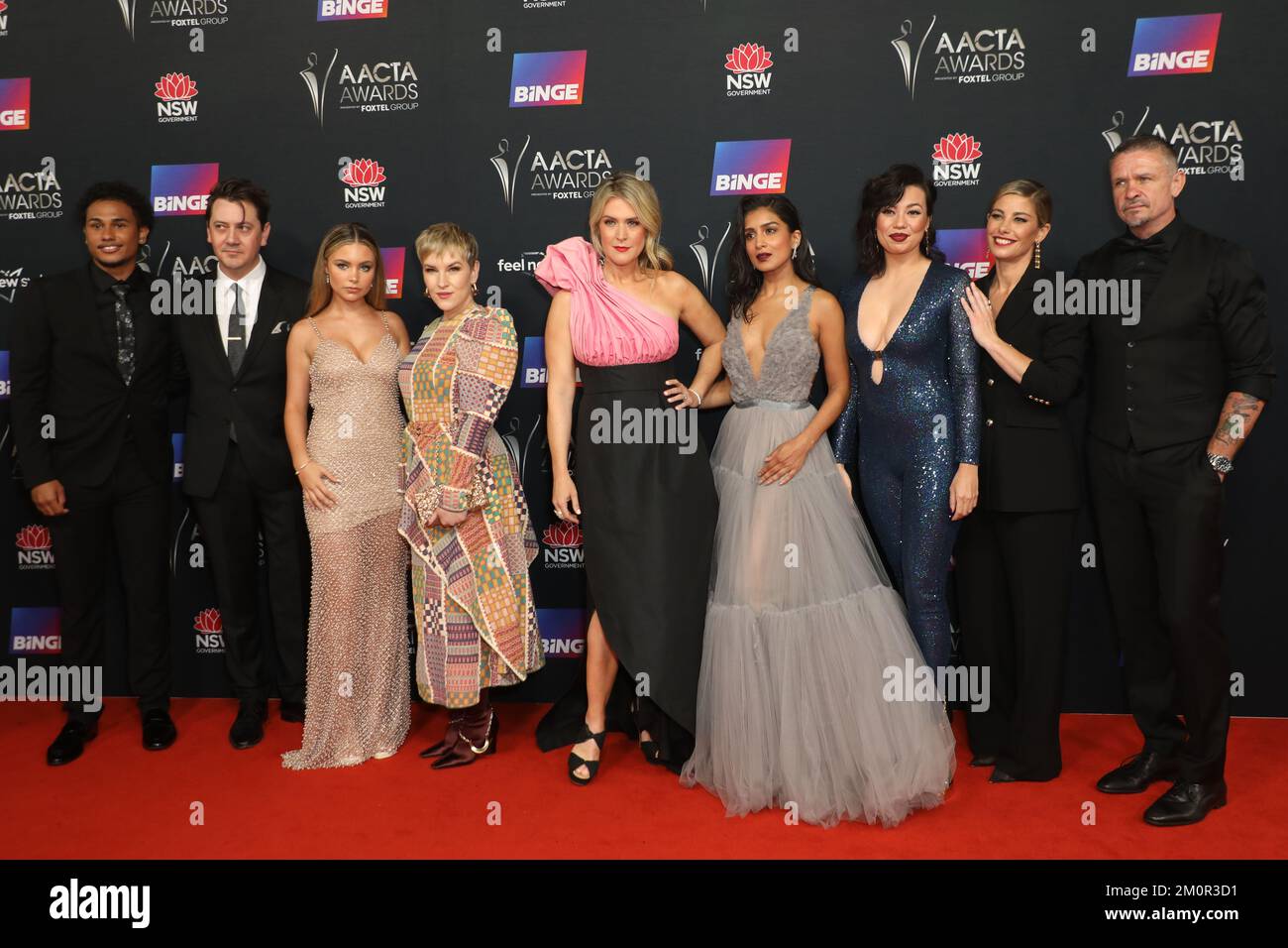 Sydney, Australia. 7th December 2022: Ngali Shaw, Hamish Michael, Coco ...