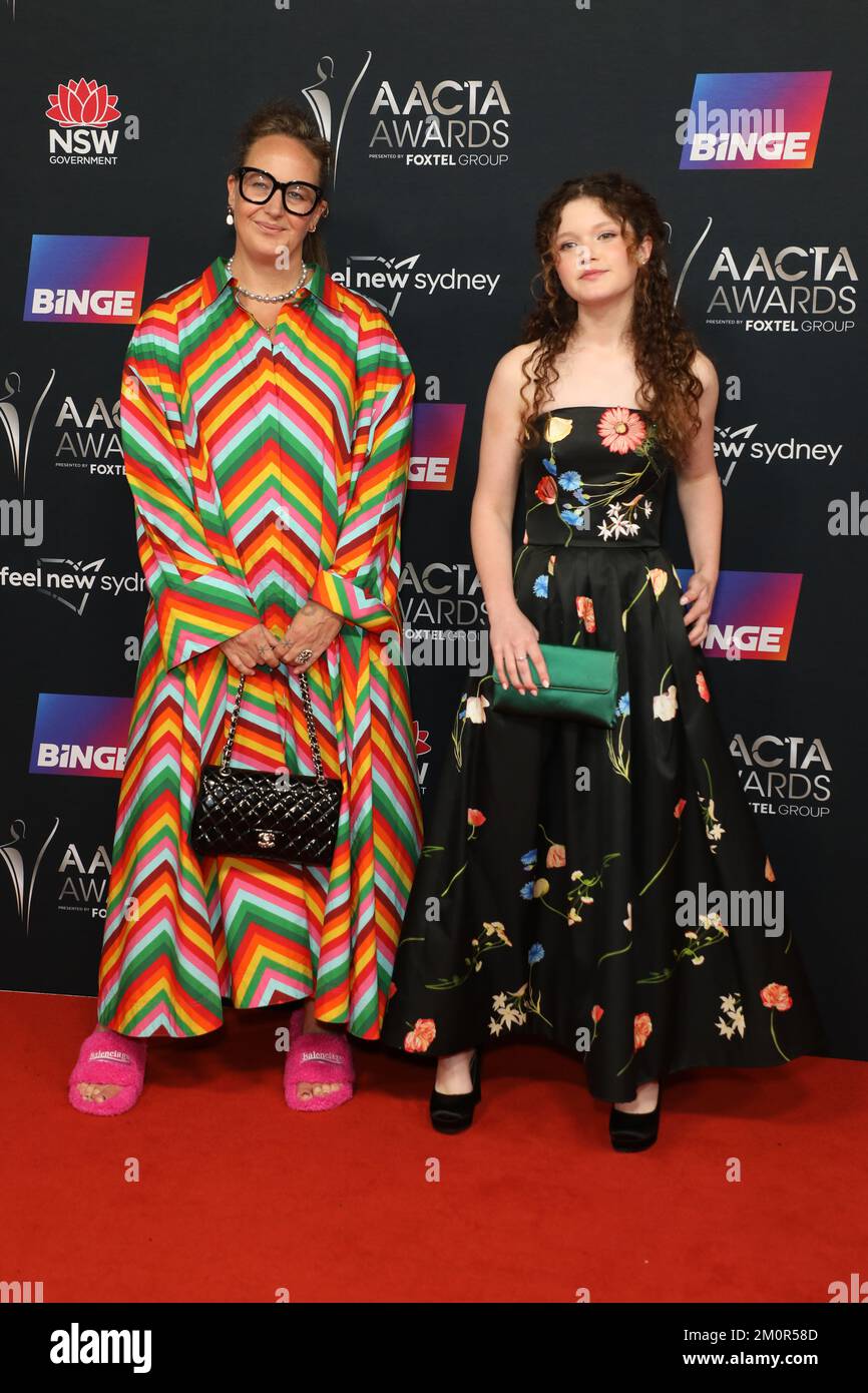 Sydney, Australia. 7th December 2022: Del Kathryn Barton and Julia ...