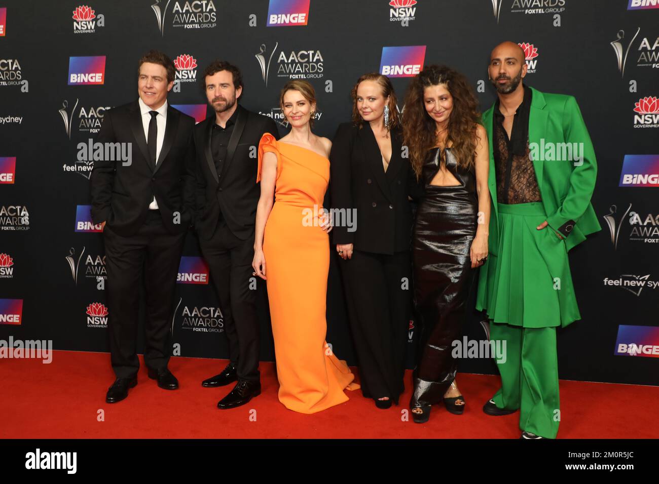 Sydney, Australia. 7th December 2022: Stephen Peacocke, Johnny Carr ...