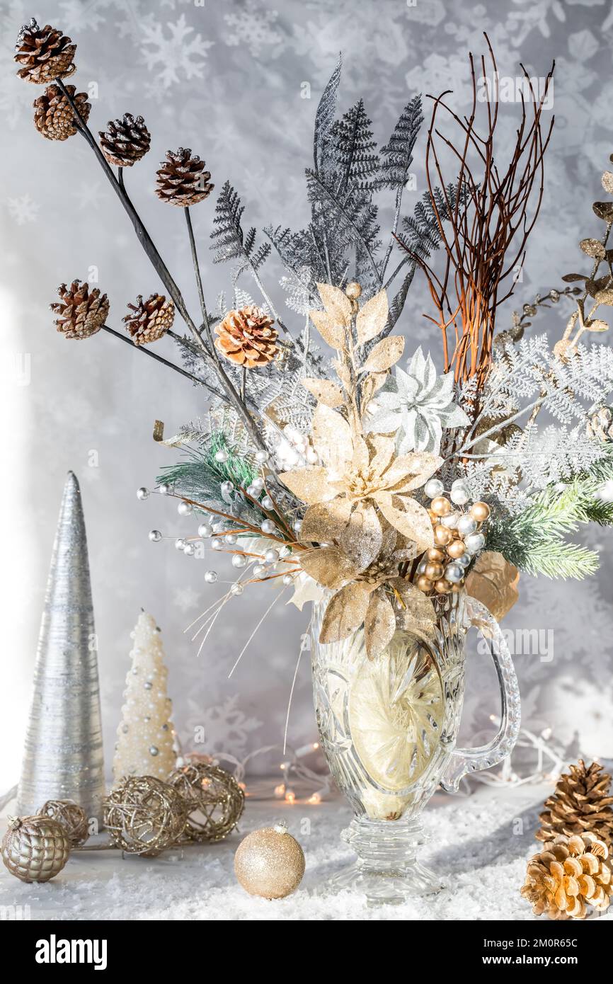 A festive still life arrangement with bright sunlight streaming in from ...