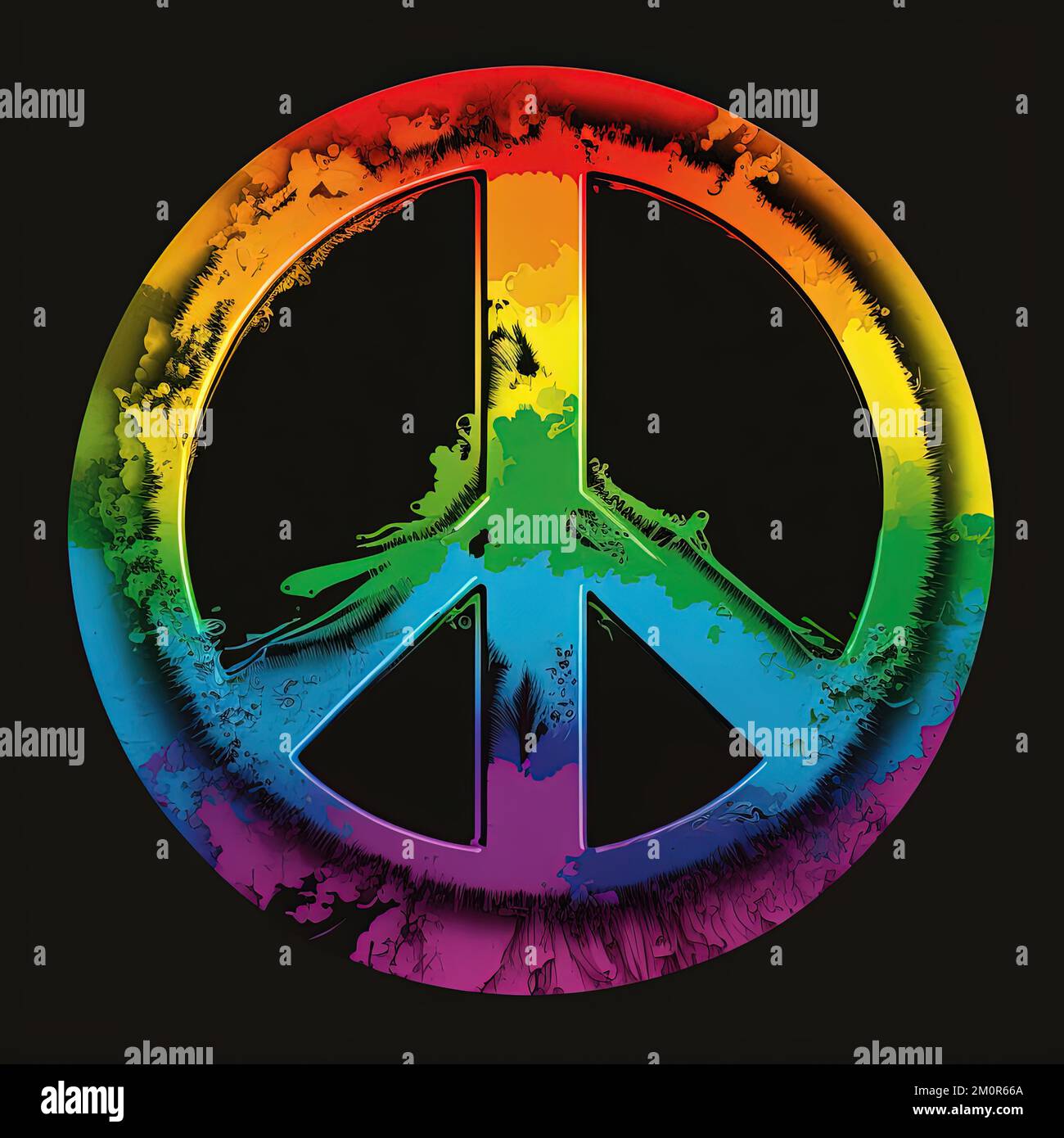 Cnd symbol and the peace sign hi-res stock photography and images - Alamy