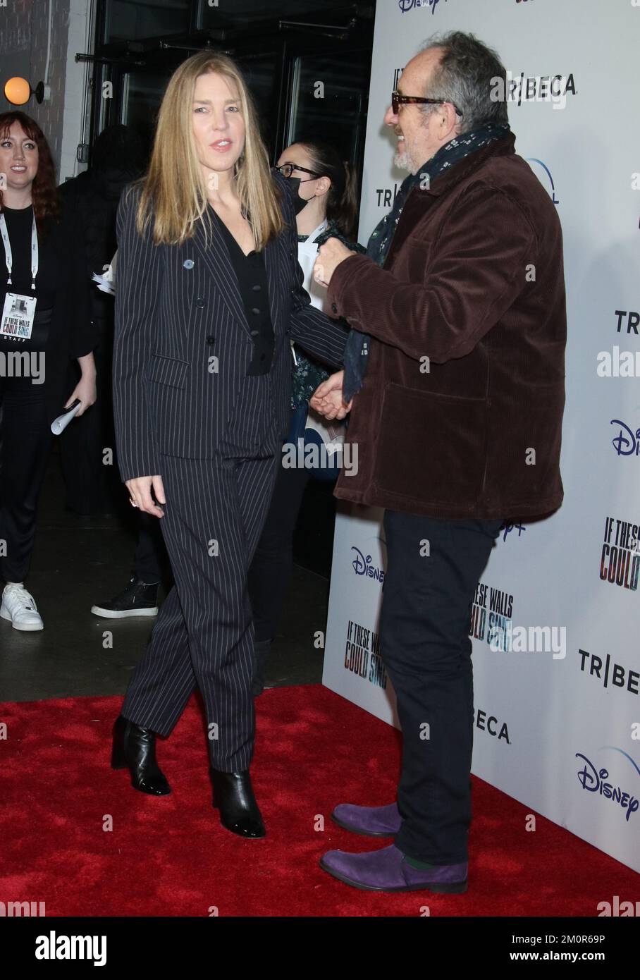 New York, NY, USA. 7th Dec, 2022. Diana Krall and Elvis Costello at the ...