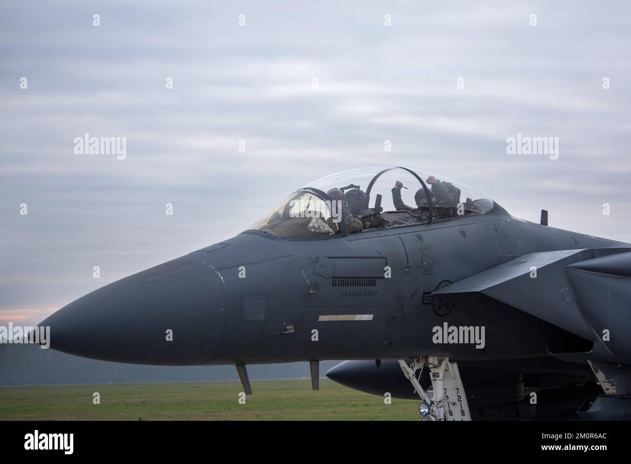 U.S. Air Force F-15 Strike Eagle fighters from Royal Air Force ...