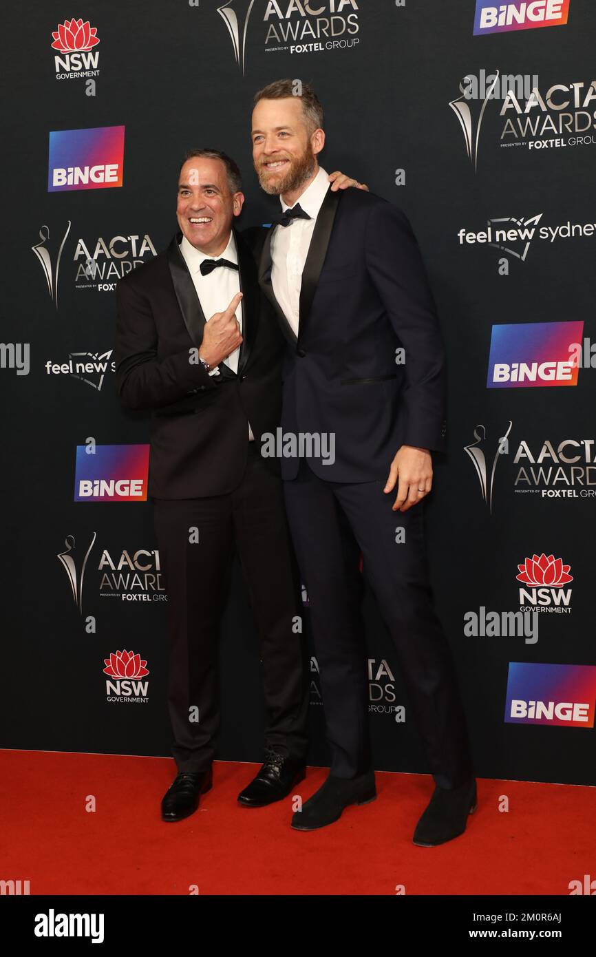 Sydney, Australia. 7th December 2022: Ryan McNaught and Hamish Blake ...