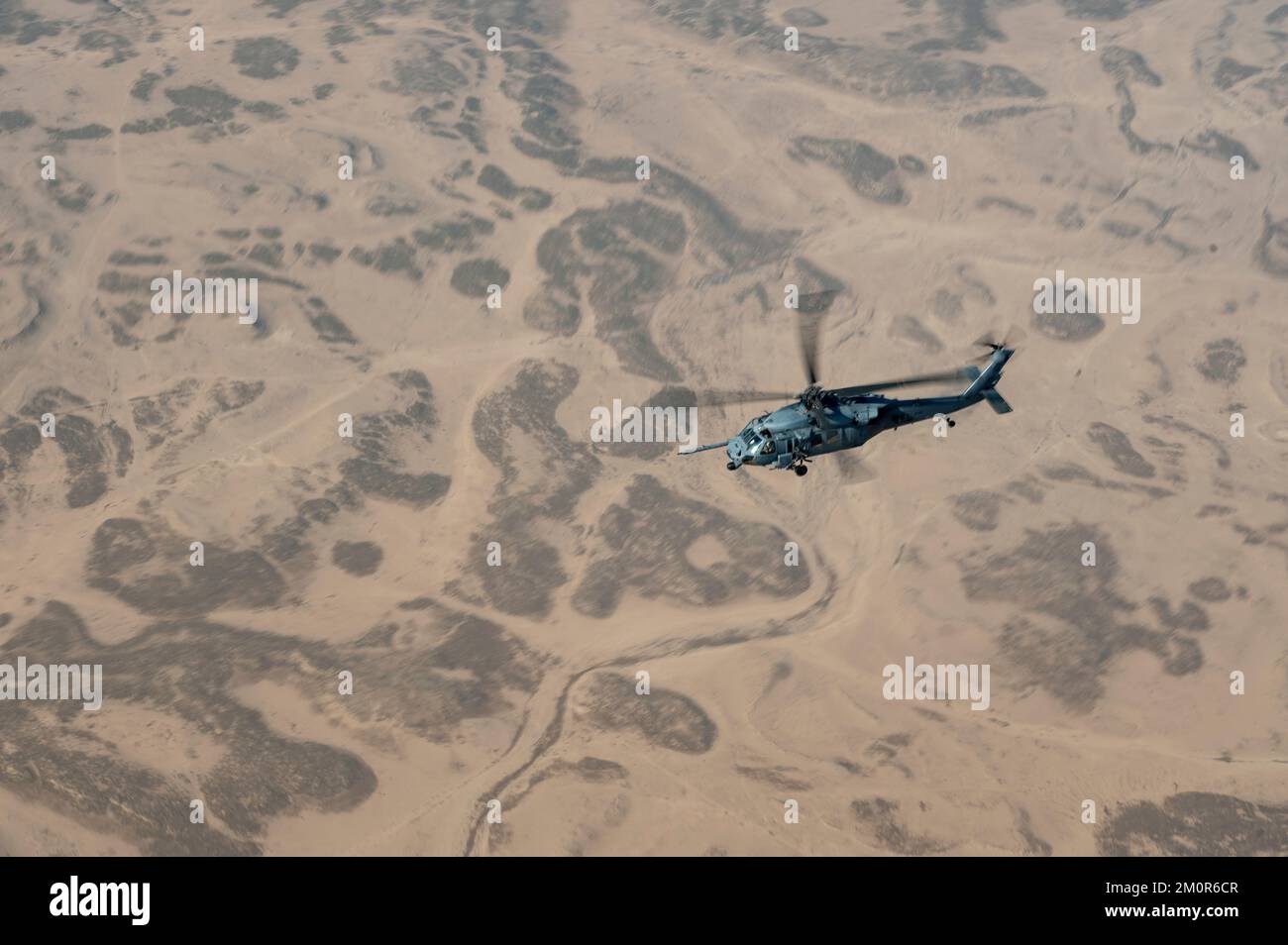A U.S. Air Force HH-60G Pave Hawk helicopter assigned to the 1st ...
