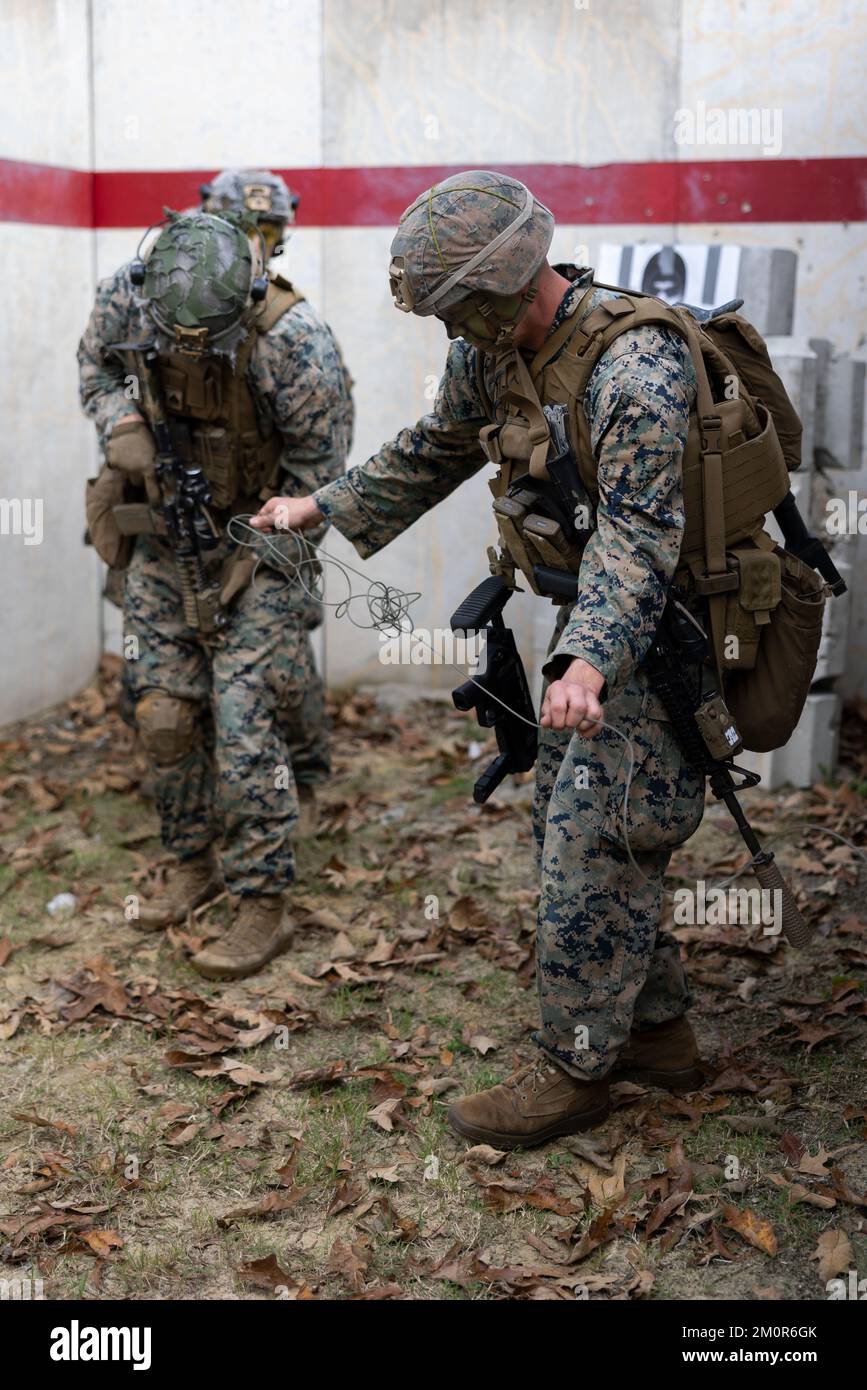 U.S. Marines with 2d Combat Engineer Battalion, 2d Marine Division ...