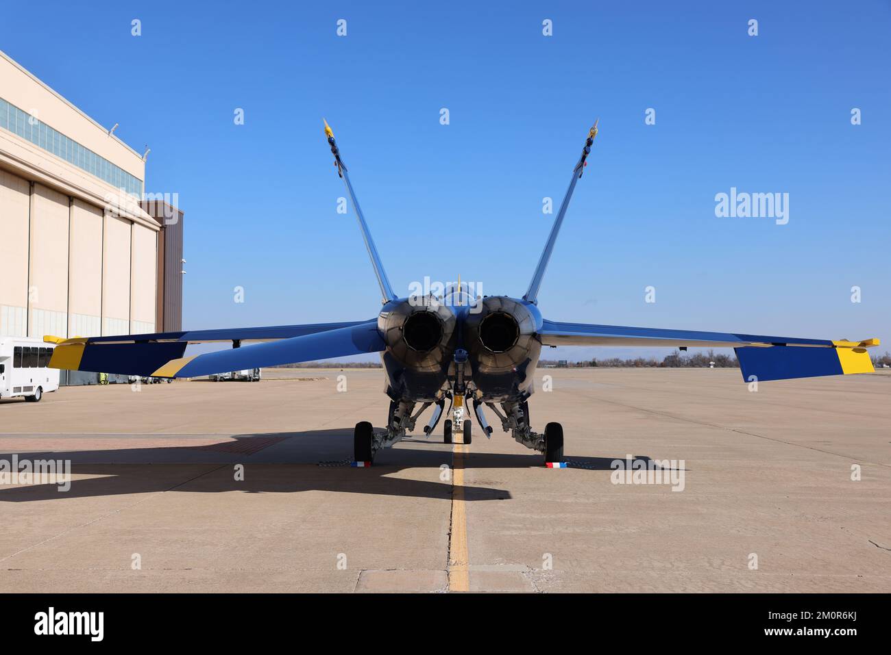U.S. Navy Blue Angels visit Tinker Air Force Base, Oklahoma, December 6 ...