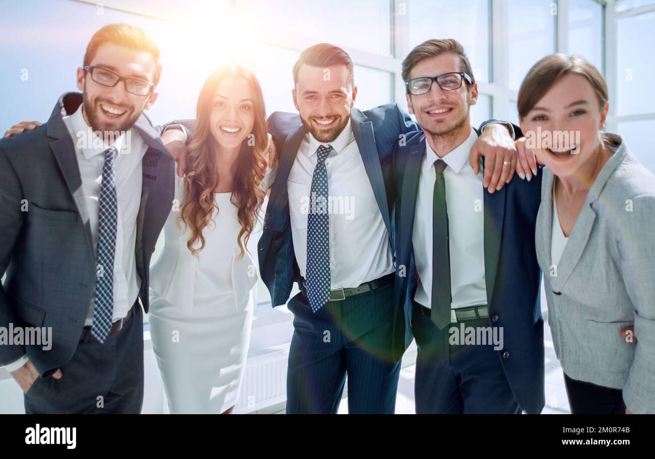 close up.portrait of a friendly business team Stock Photo - Alamy