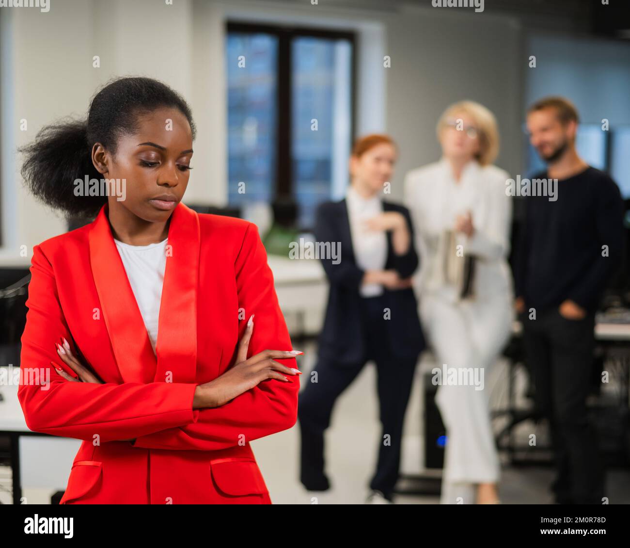Office conflict ignore hi-res stock photography and images - Alamy