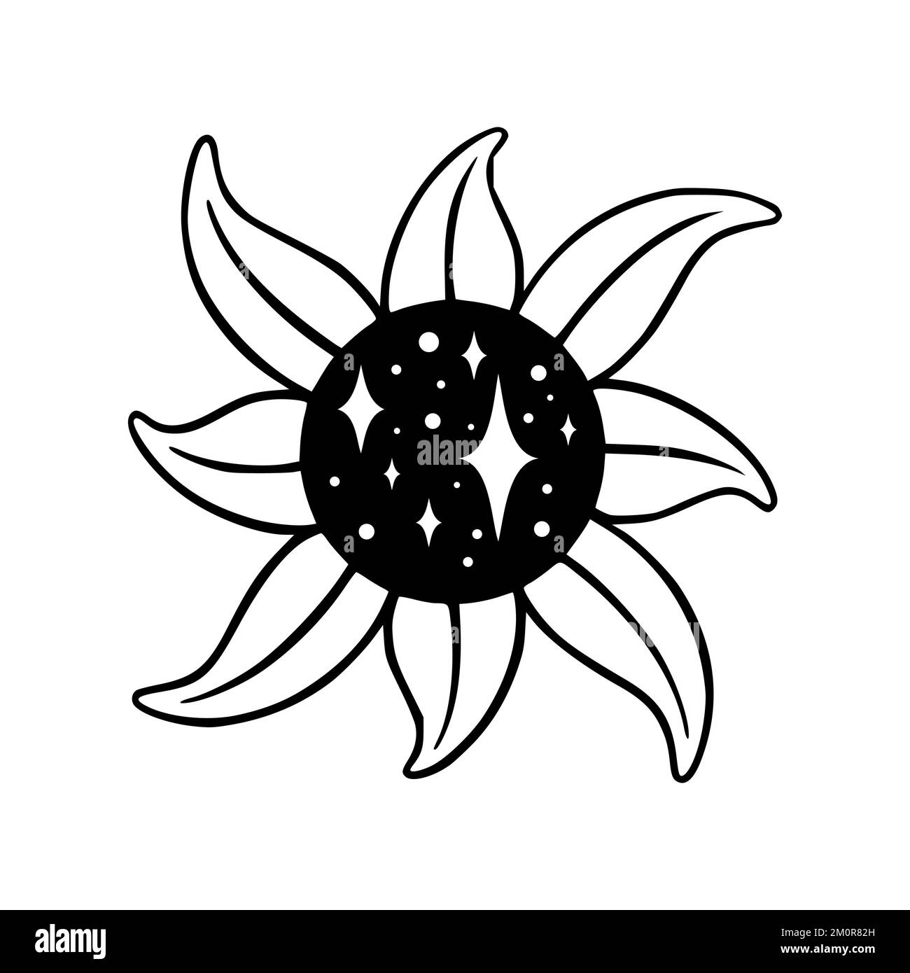 Tarot starred galaxy. Astral tarot elements with celestial and space ...