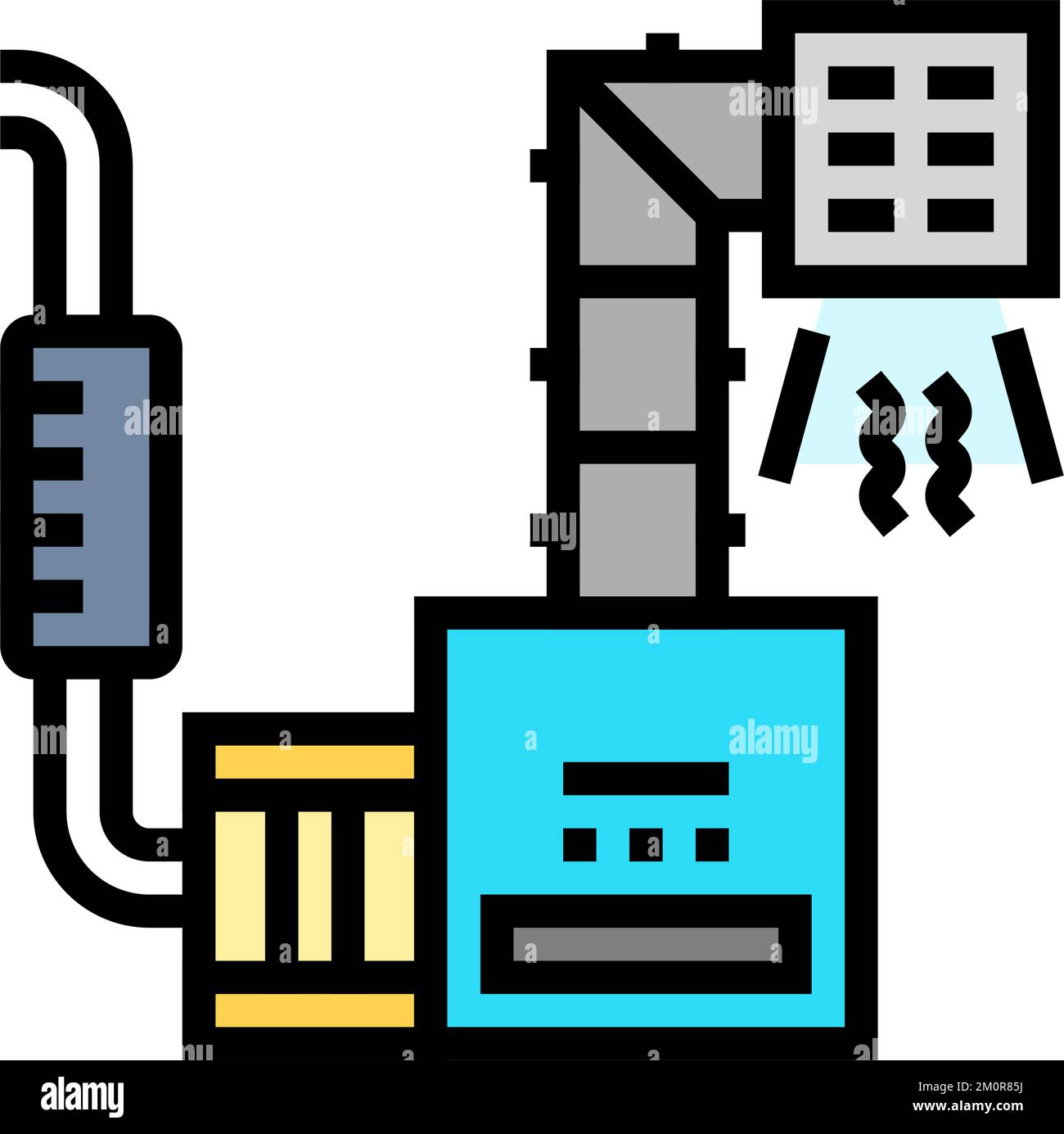 purification system color icon vector illustration Stock Vector Image ...