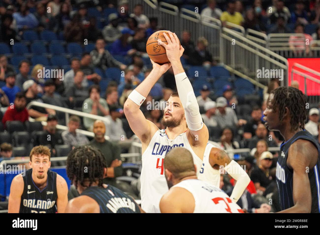 Orlando, Florida, USA, December 7, 2022, Los Angeles Clippers center ...