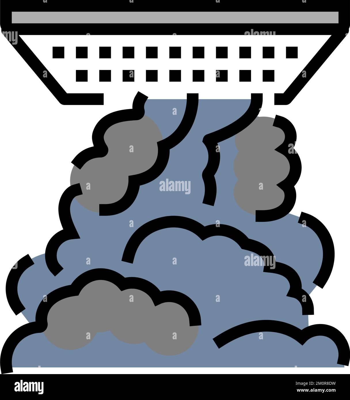 smoke filtration color icon vector illustration Stock Vector Image ...