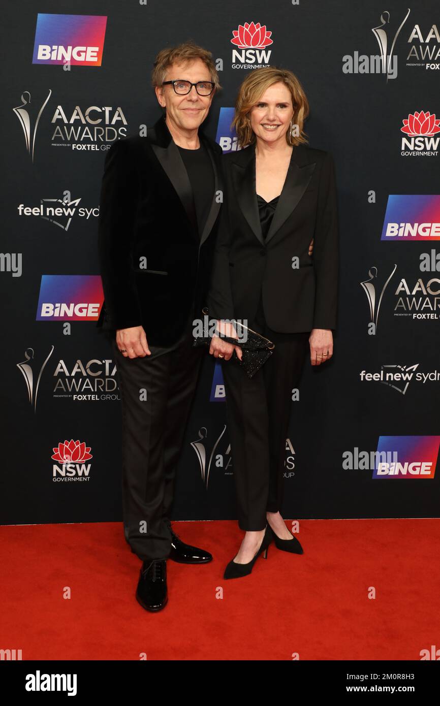 Sydney, Australia. 7th December 2022: Wayne Hope and Robyn Butler ...