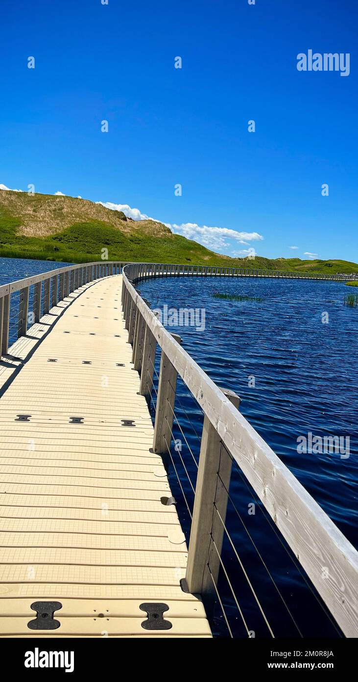 The Long Bridge towards the White Sand Beach in Prince Edward Islands ...