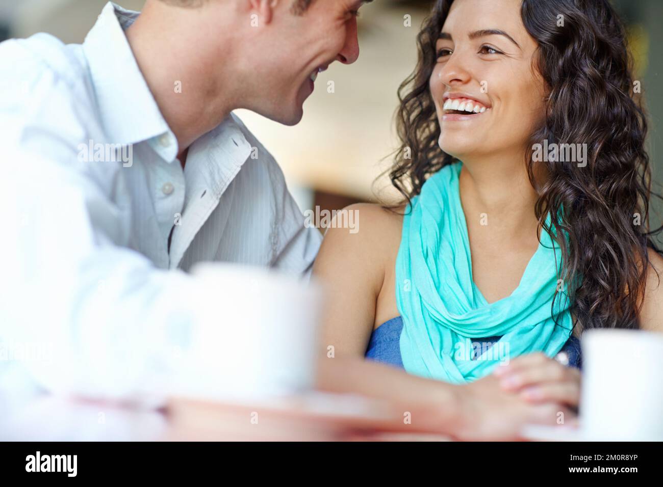 I love your smile. A pretty young woman with a gorgeous smile enjoying ...