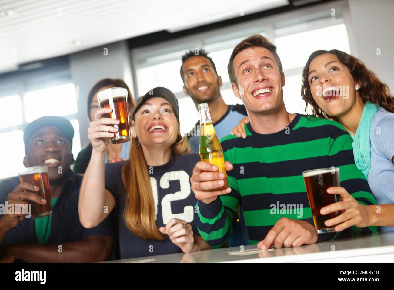 Asian beer cheering restaurant hi-res stock photography and images - Alamy