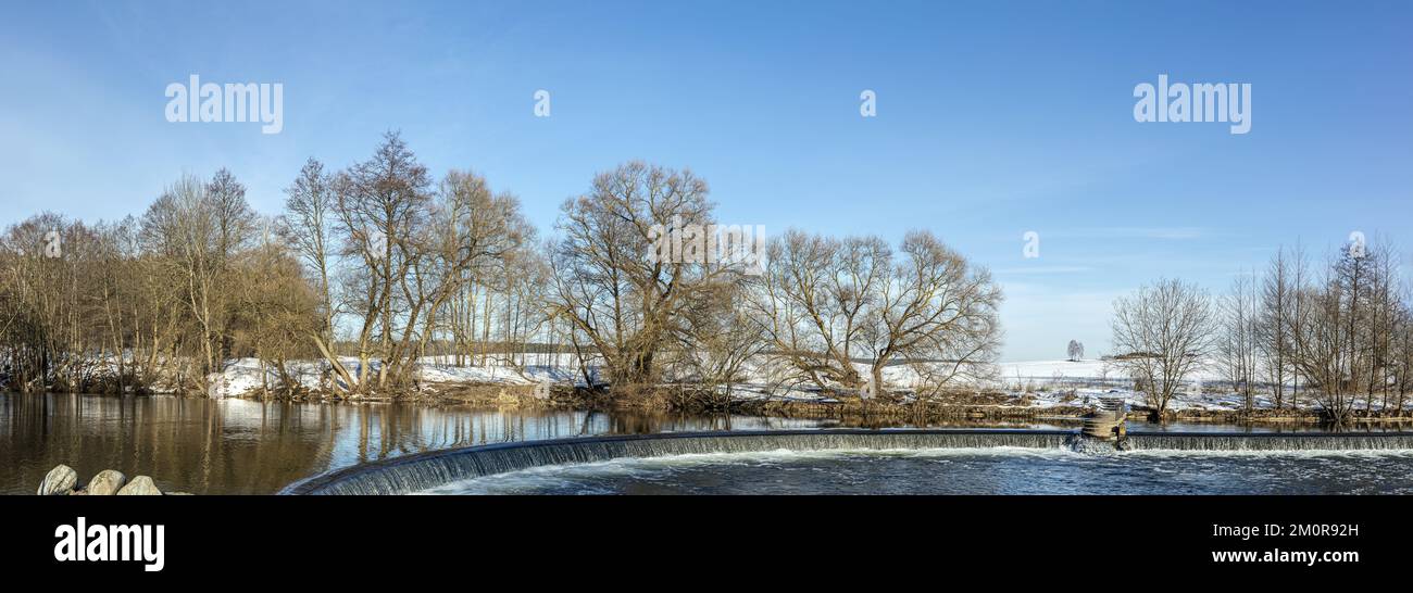 Panoramic photo winter river hi-res stock photography and images - Alamy