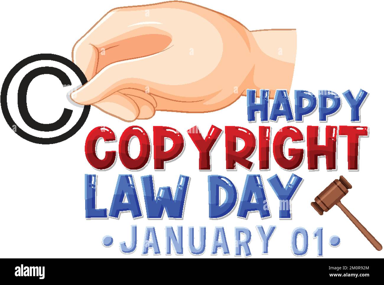 Copyright law day banner design illustration Stock Vector Image & Art ...