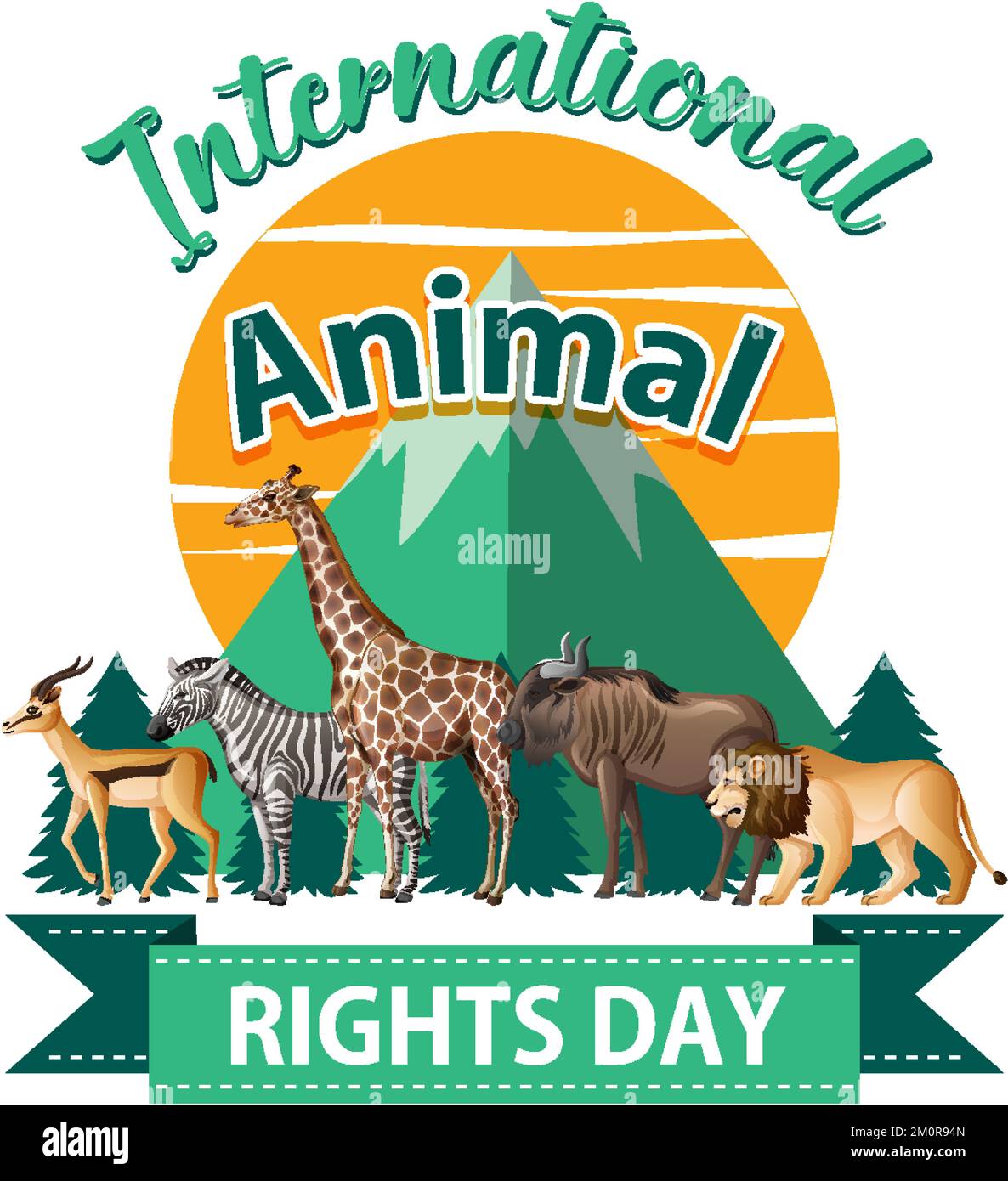 International Animal Rights Day Banner illustration Stock Vector Image ...