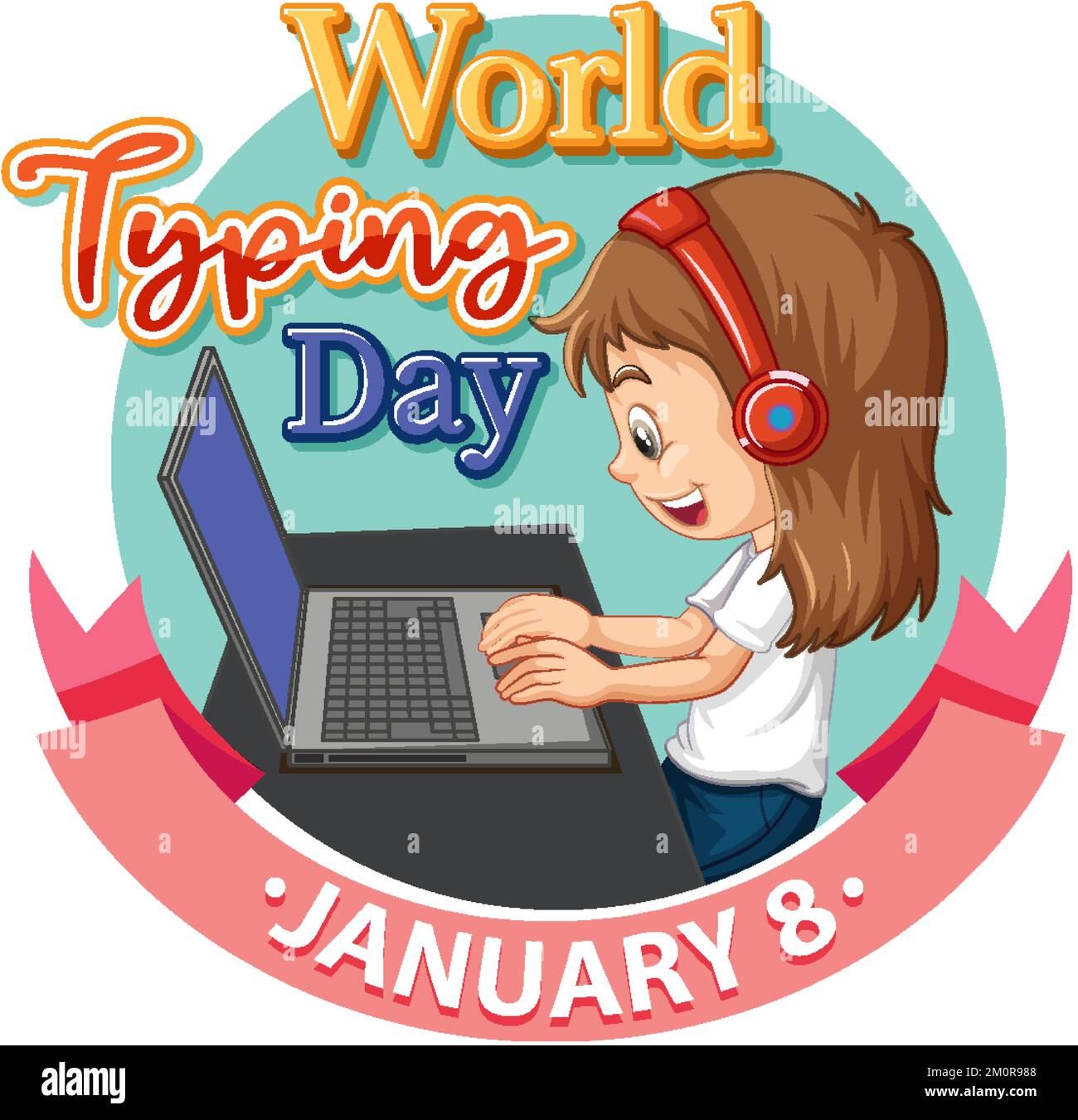 World Typing Day Banner Design illustration Stock Vector Image & Art ...