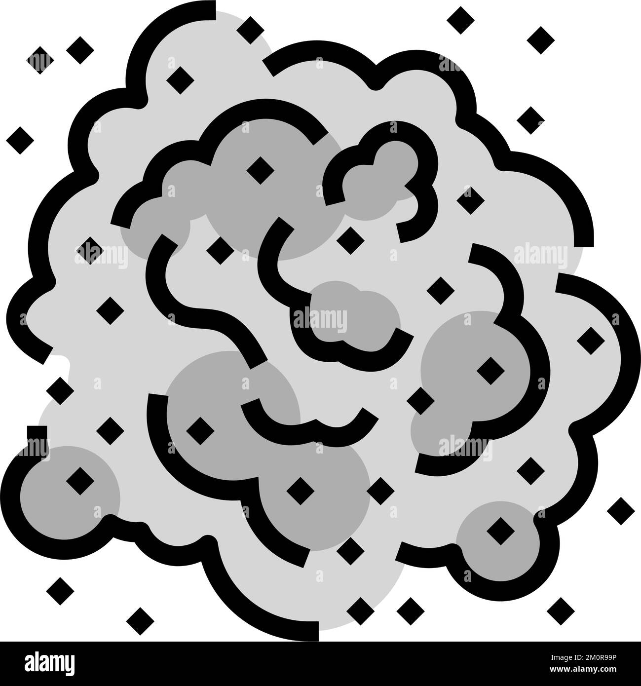 dust particle color icon vector illustration Stock Vector Image & Art ...