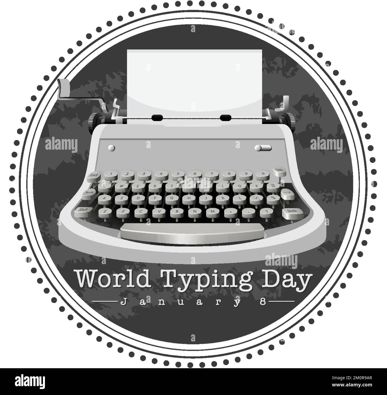 World Typing Day Banner Design illustration Stock Vector Image & Art ...