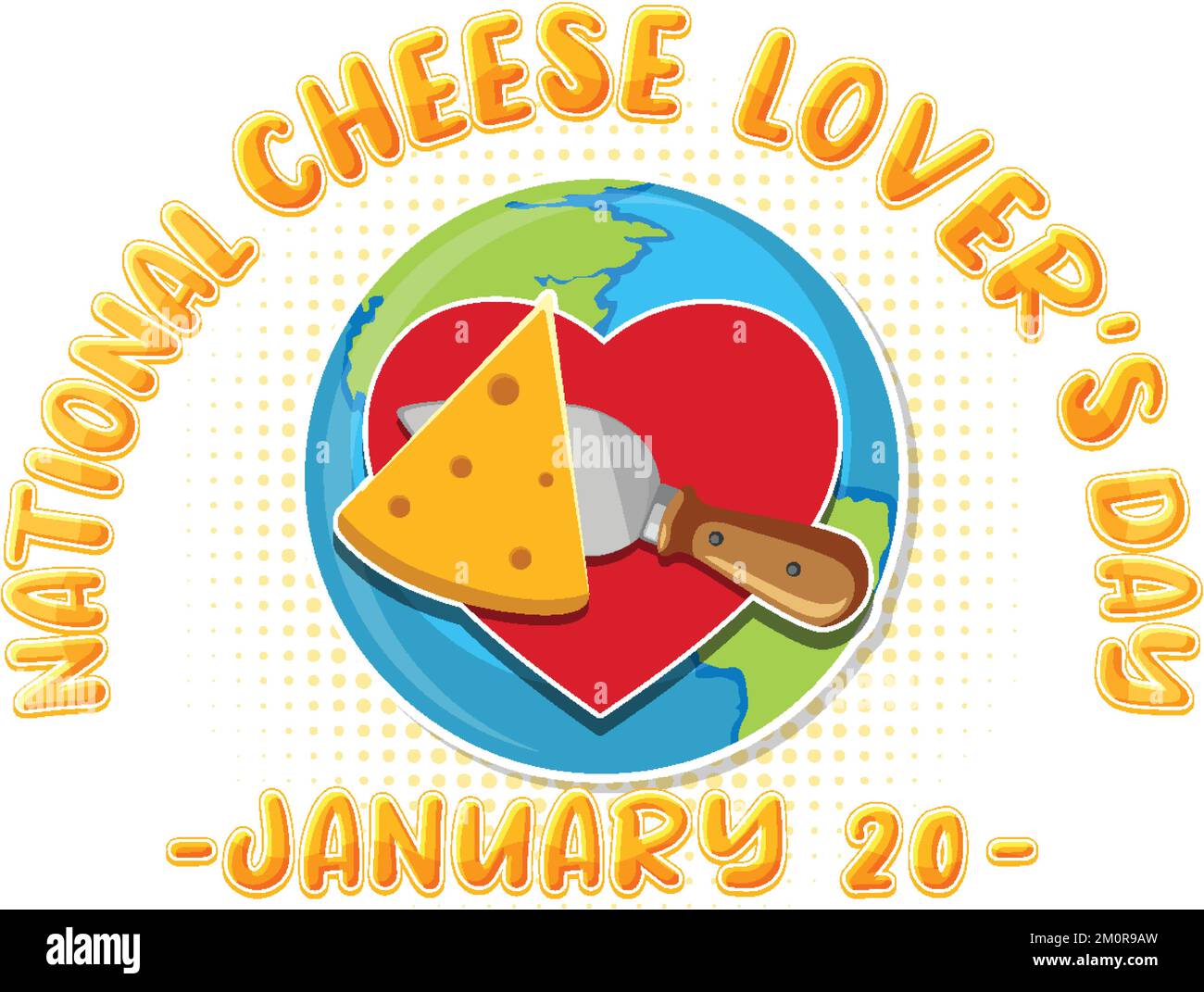 National Cheese Lovers Day Banner Design illustration Stock Vector ...