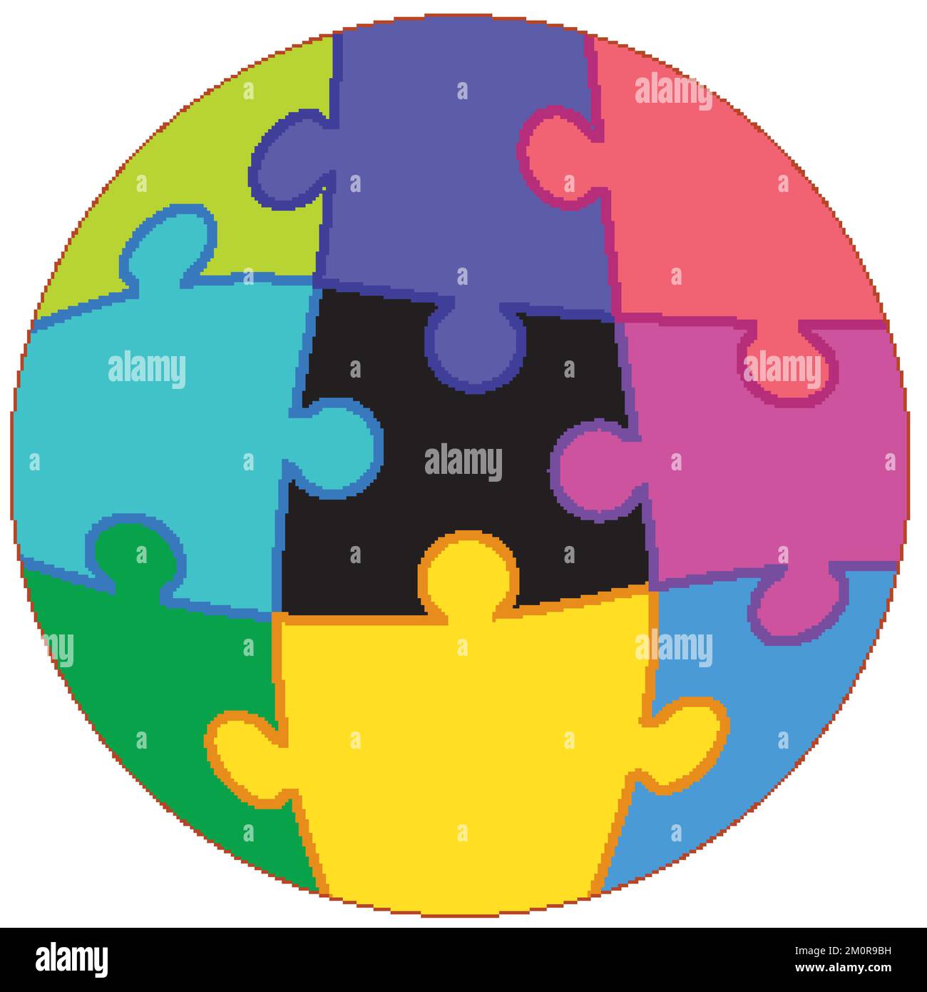 Missing Jigsaw Piece Vector illustration Stock Vector Image & Art - Alamy