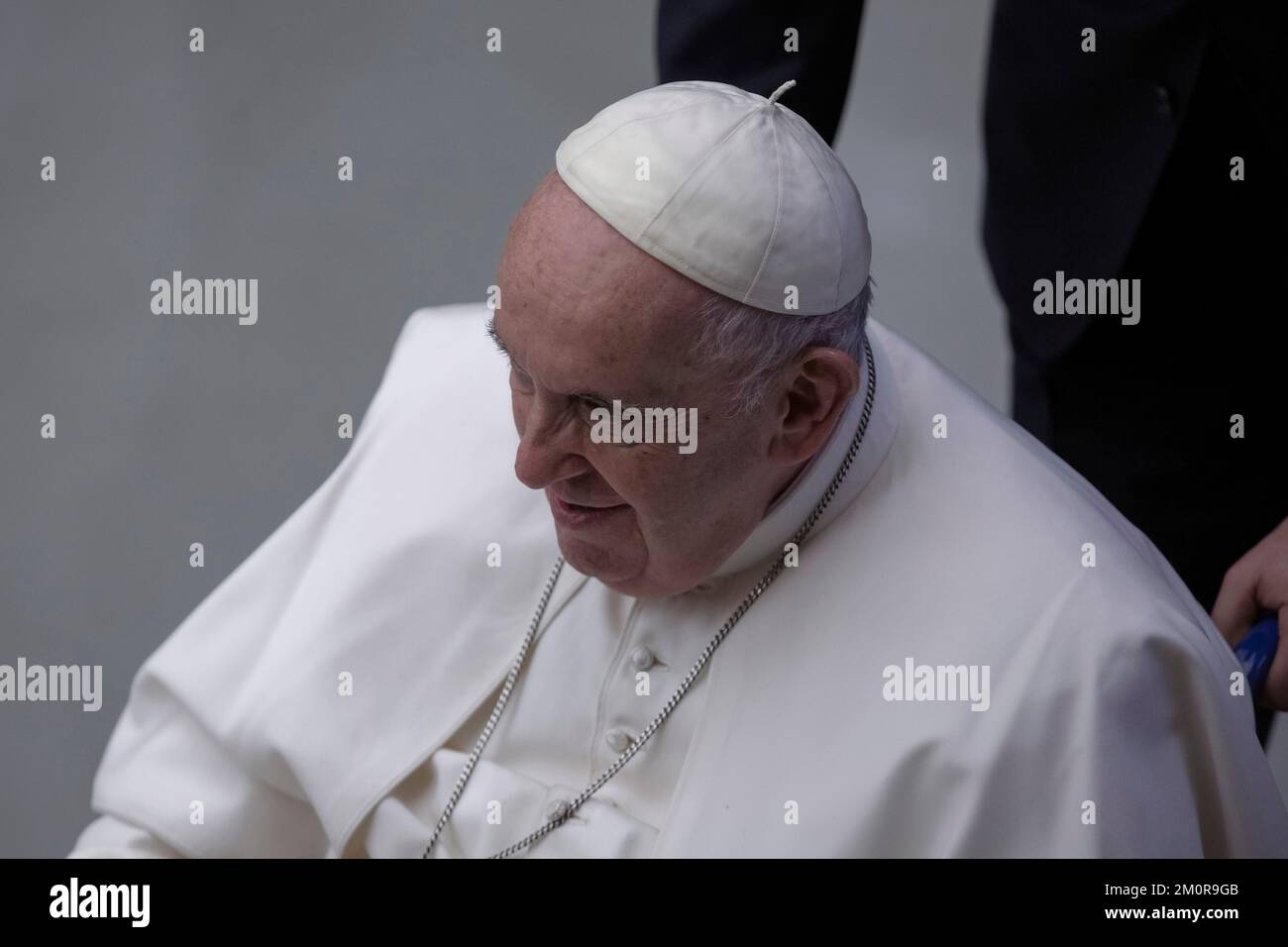 Vatican City. Vatican, 7 december 2022. Pope Francis during his weekly ...