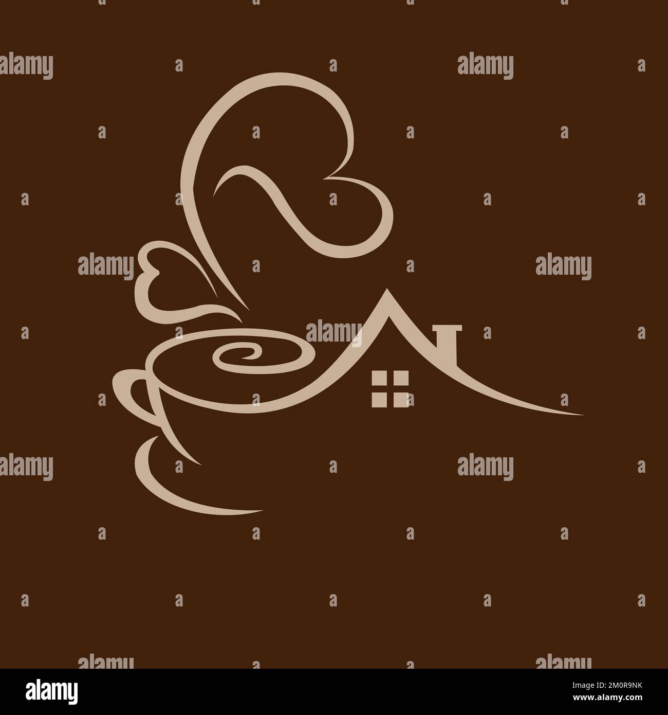 Coffee House Cup Logo. Modern logo icon symbol template vector design ...