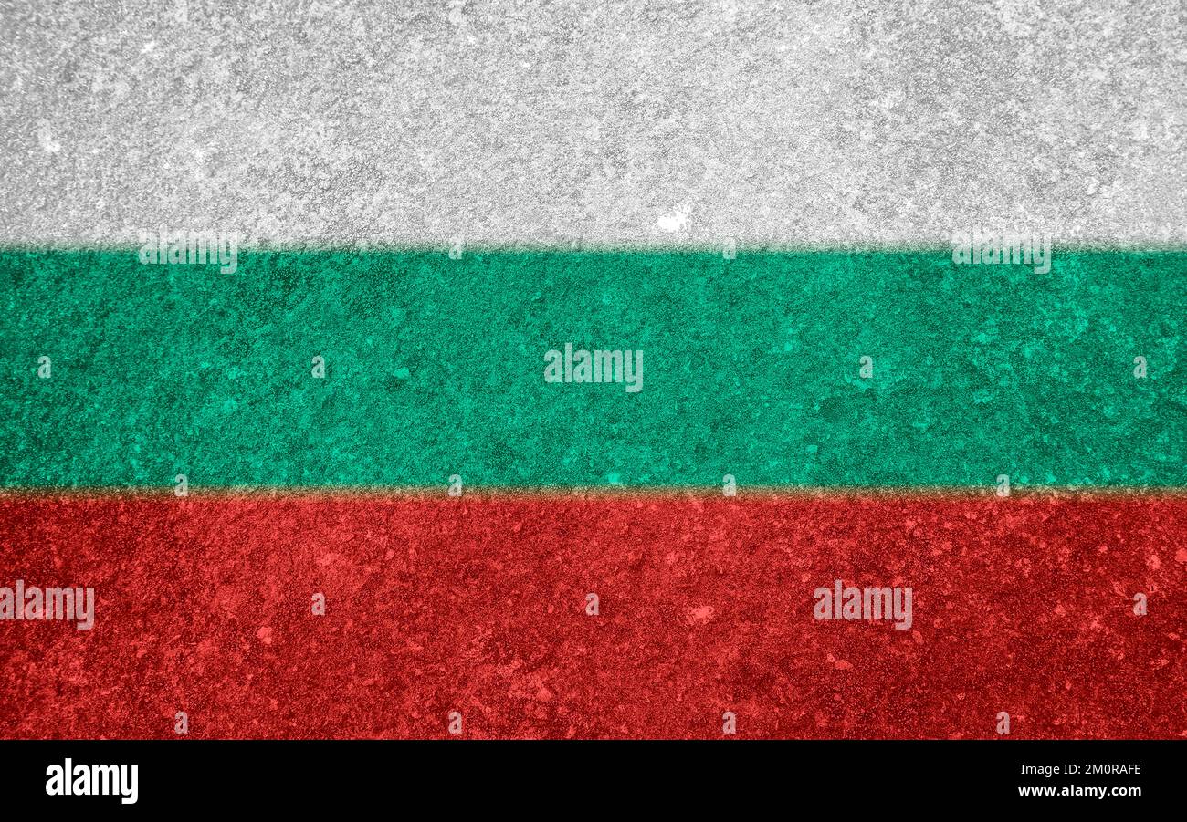 Bulgarian flag texture as background Stock Photo - Alamy
