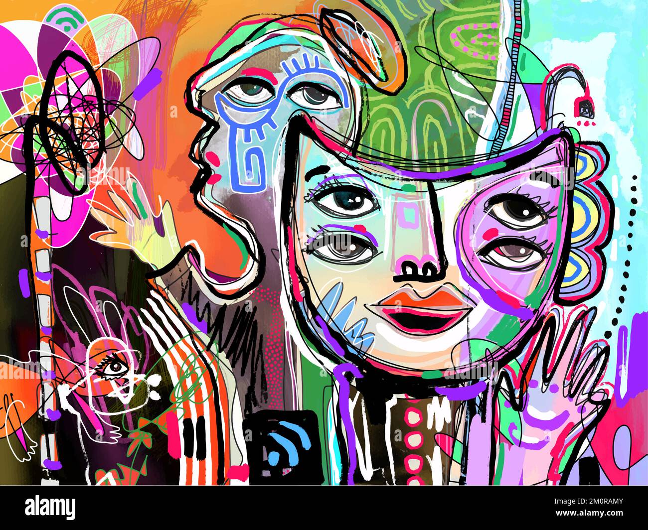 original digital artwork, contemporary abstraction art vector ... original digital artwork, contemporary abstraction art vector ...
