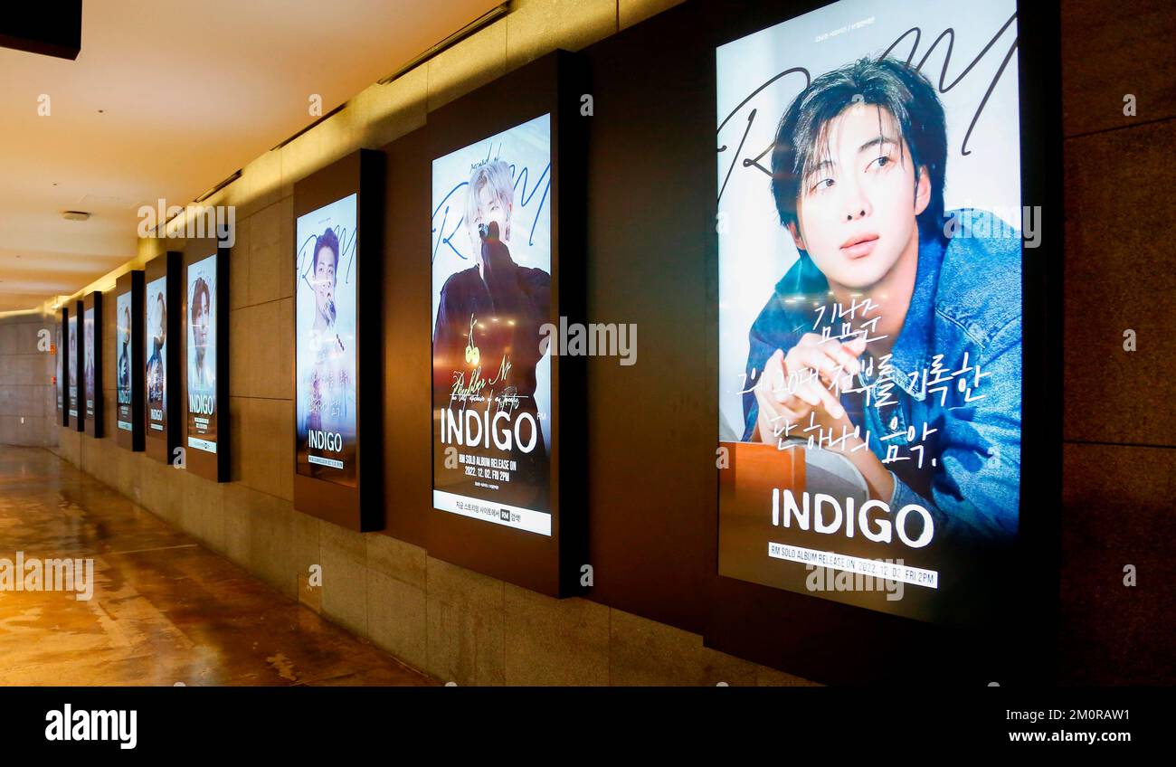 BTS RM's solo album, Dec 4, 2022 : LED advertisement boards arranged by ...