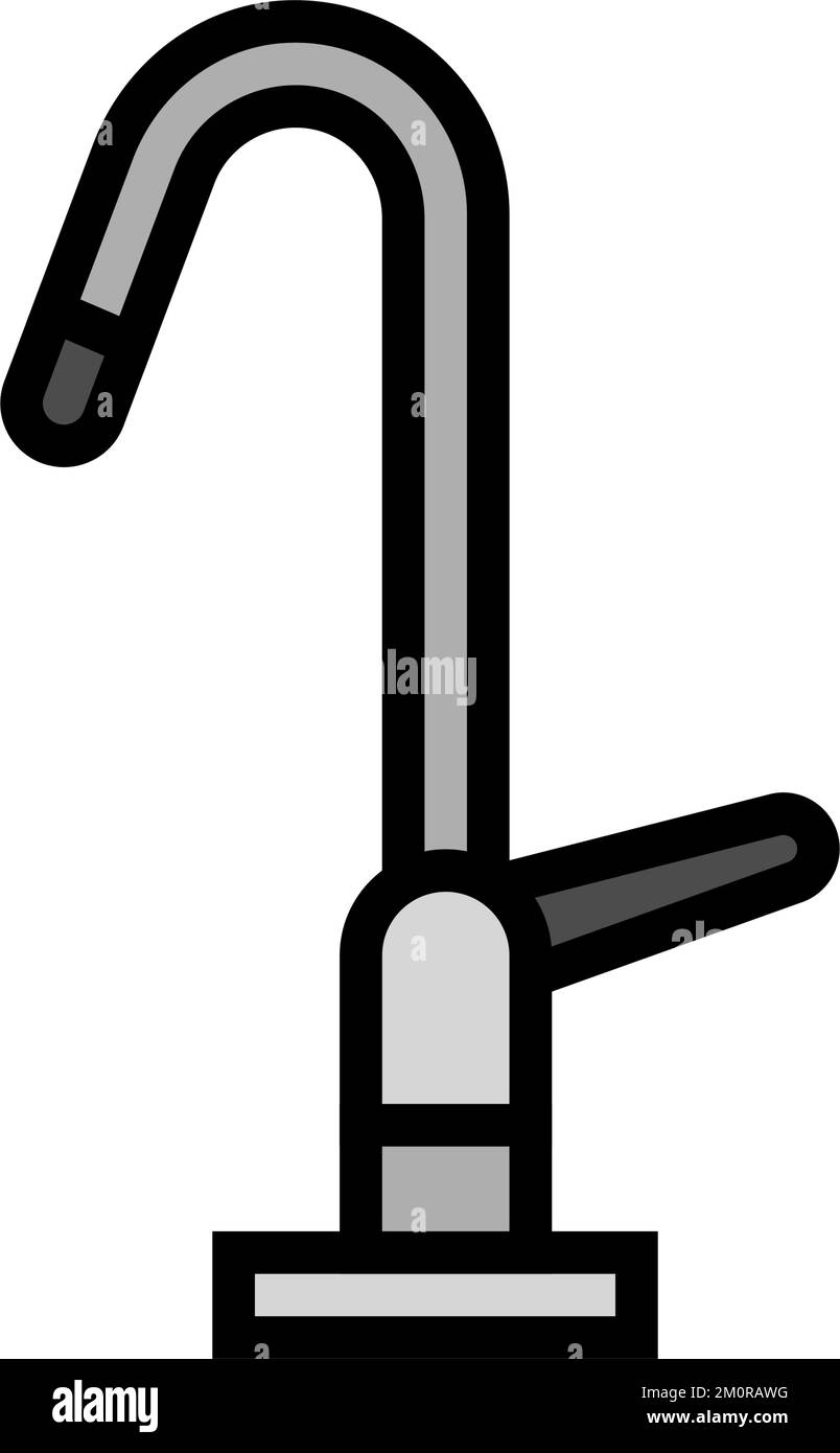 drink faucet water color icon vector illustration Stock Vector Image ...