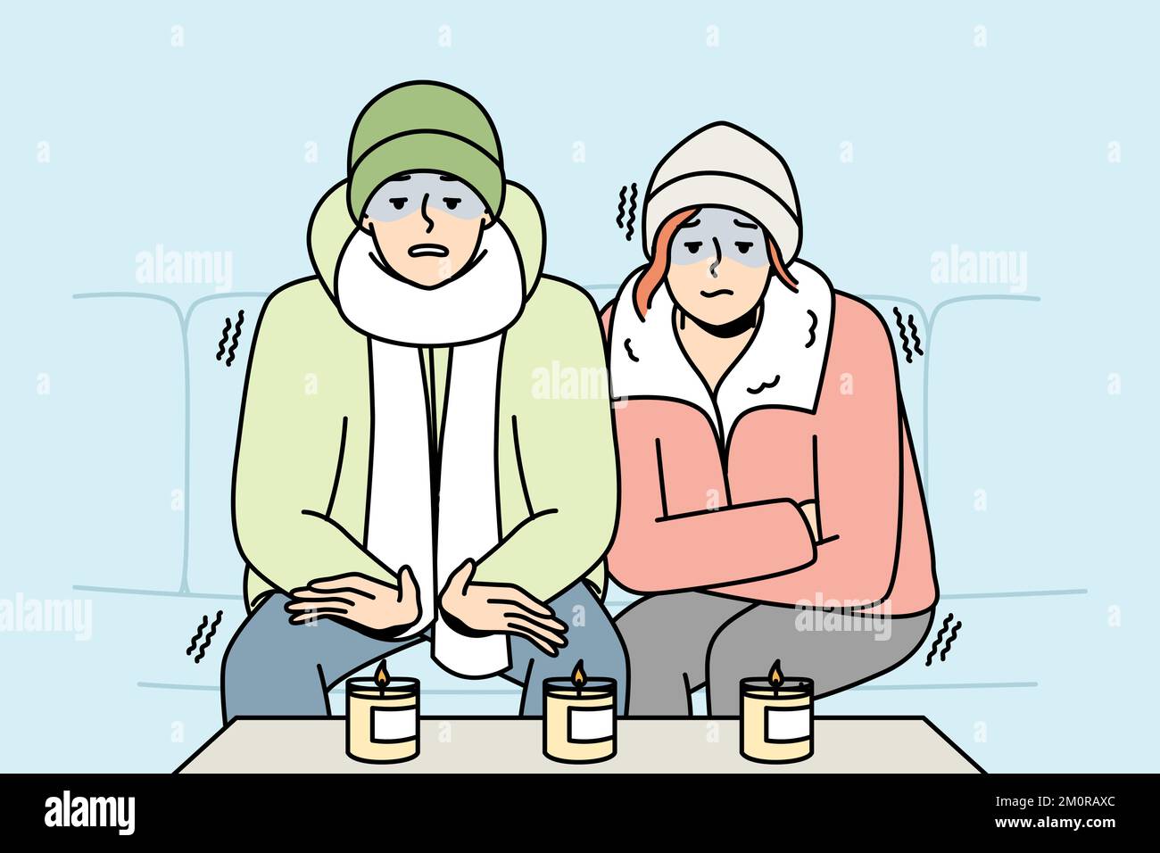 Freezing People Clipart