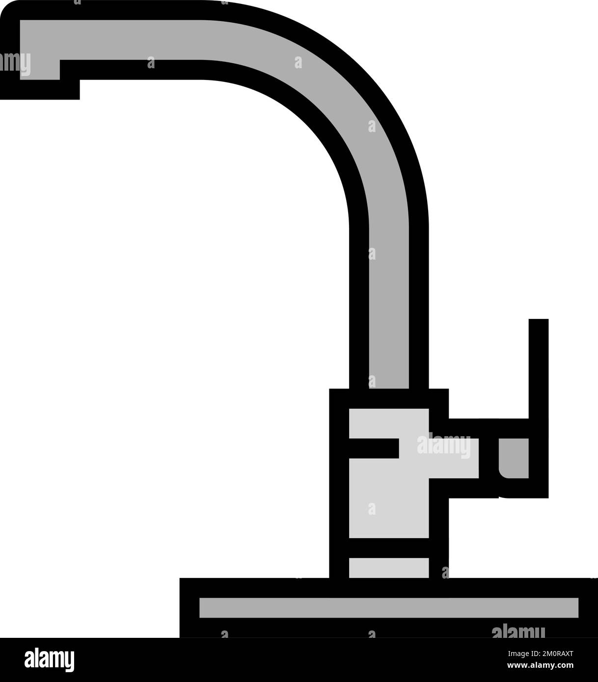 steel faucet water color icon vector illustration Stock Vector Image ...