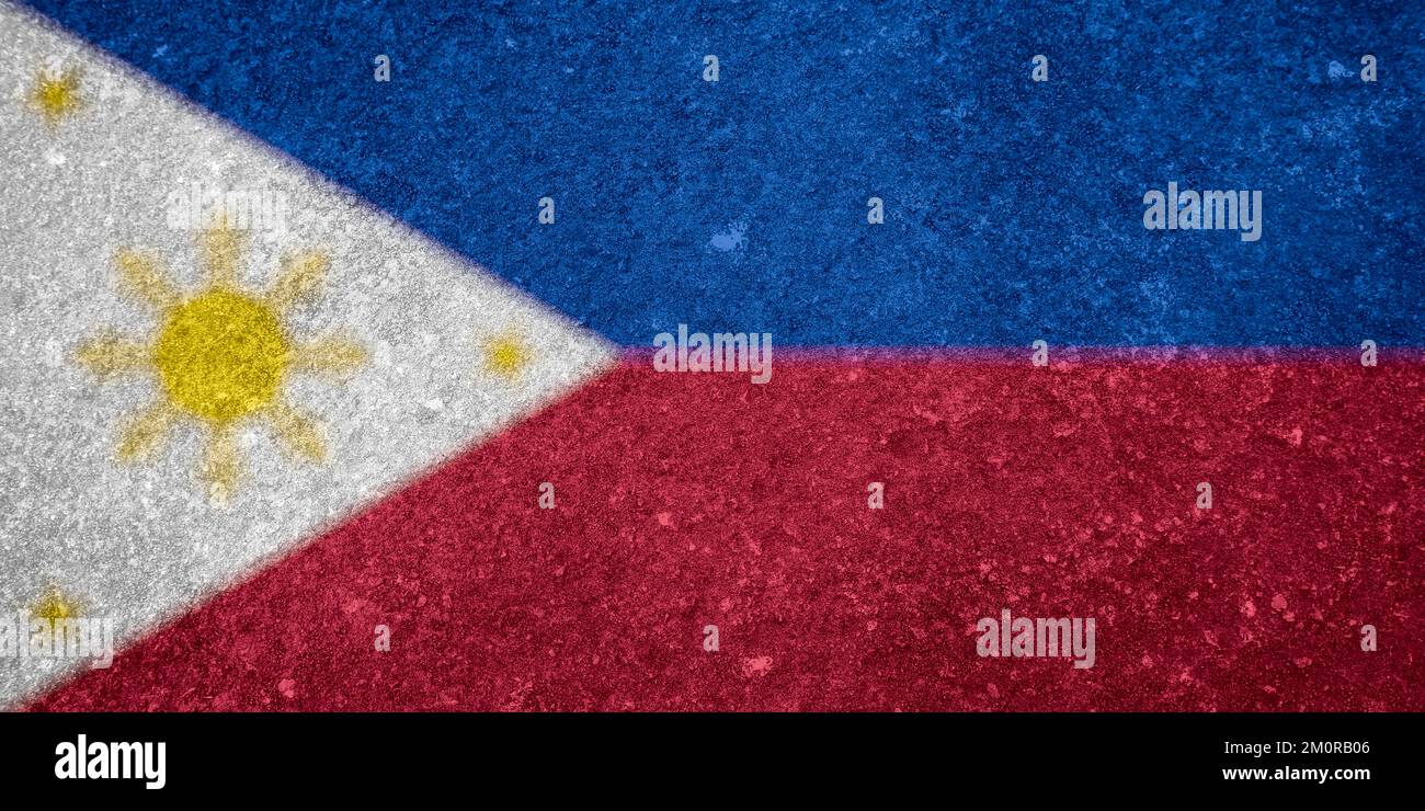 Philippine flag texture as background Stock Photo - Alamy