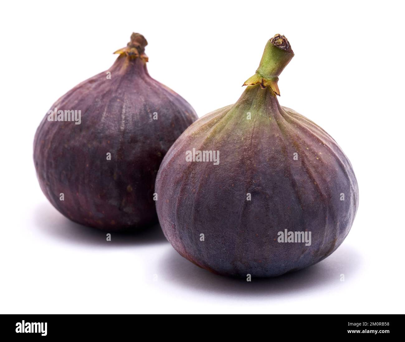 tropical ripe purple fig fruit isolated on a white background Stock ...