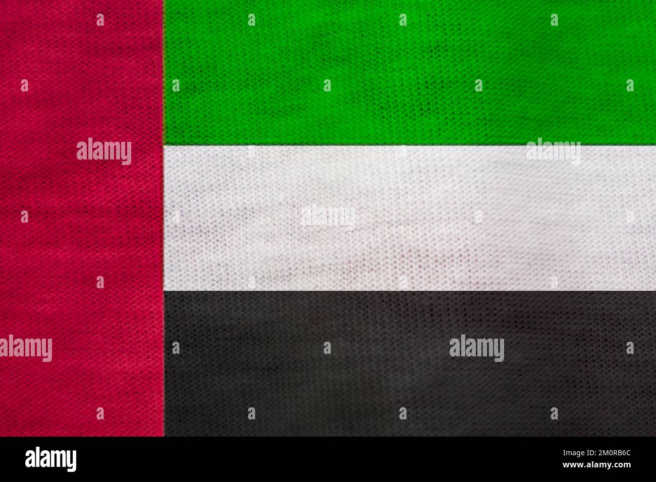 united arab emirates flag texture as background Stock Photo - Alamy