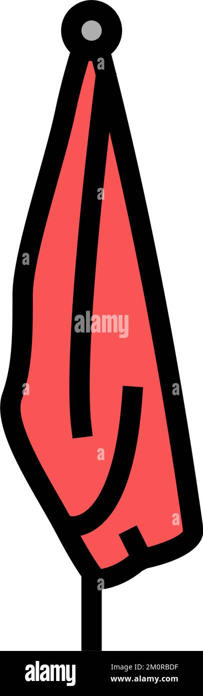 pole flag map color icon vector illustration Stock Vector Image & Art ...