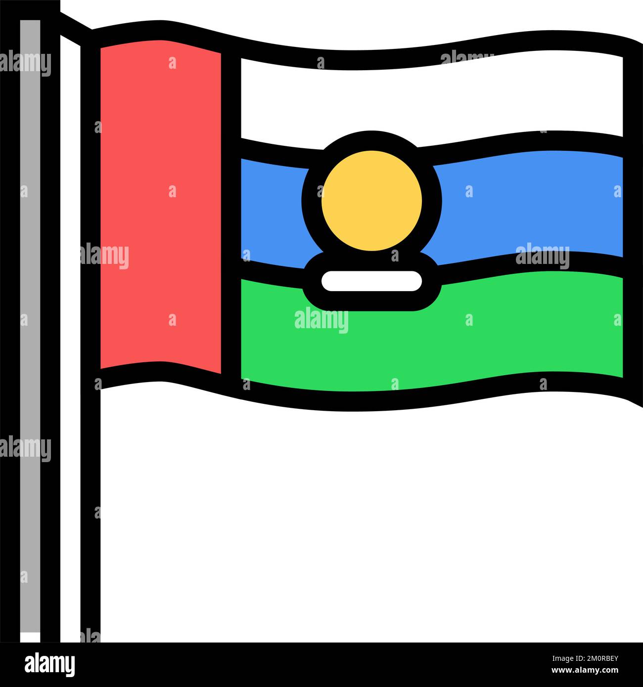 map flag color icon vector illustration Stock Vector Image & Art - Alamy