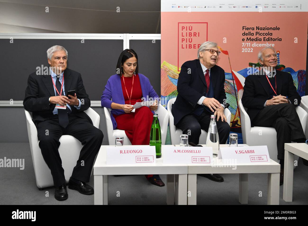 Roma, Italy. 07th Dec, 2022. Roberto Luongo, Angela Maria Cossellu ...