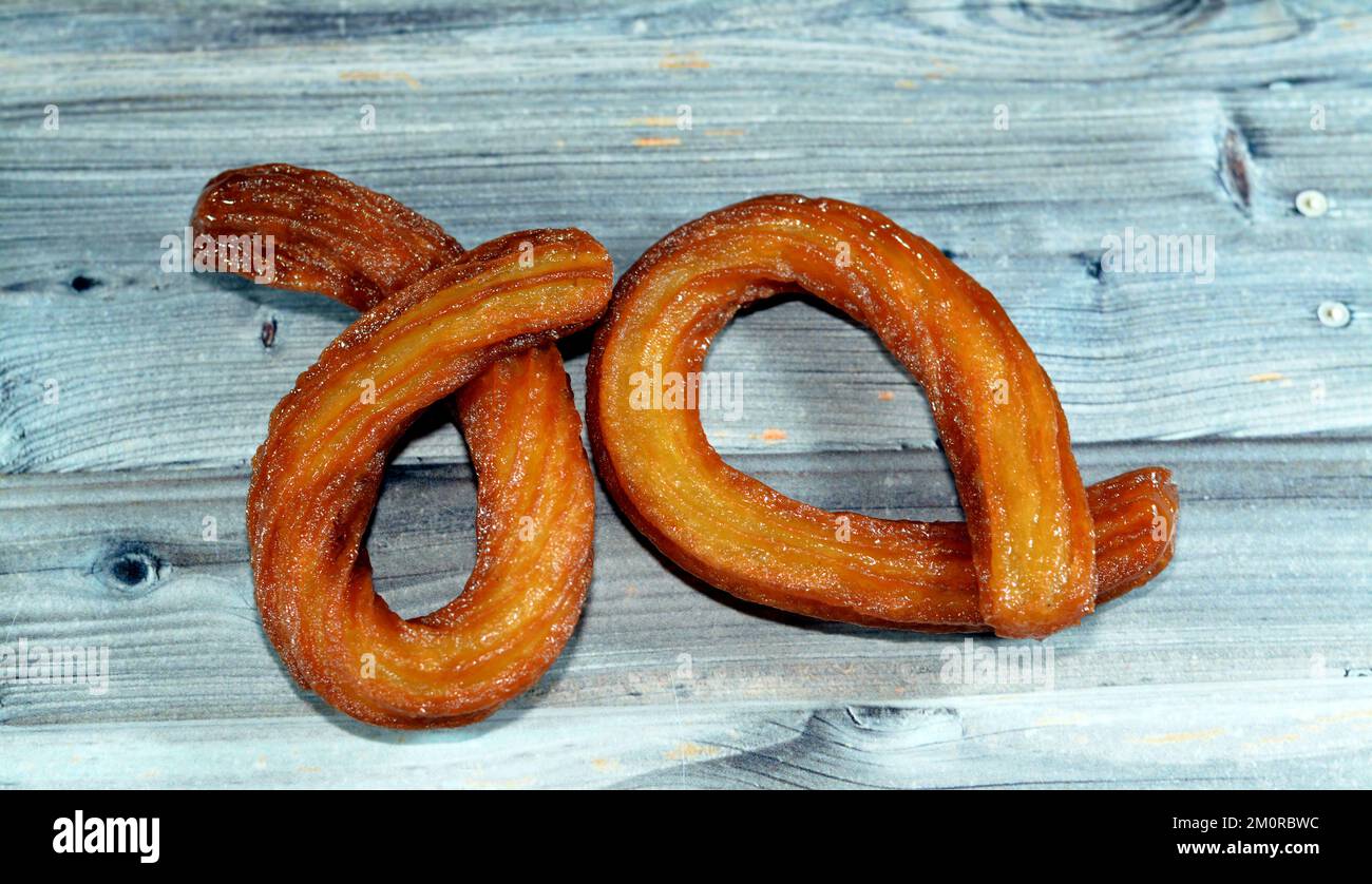 Turkish Churros, very popular street foods or street desserts in Turkey ...