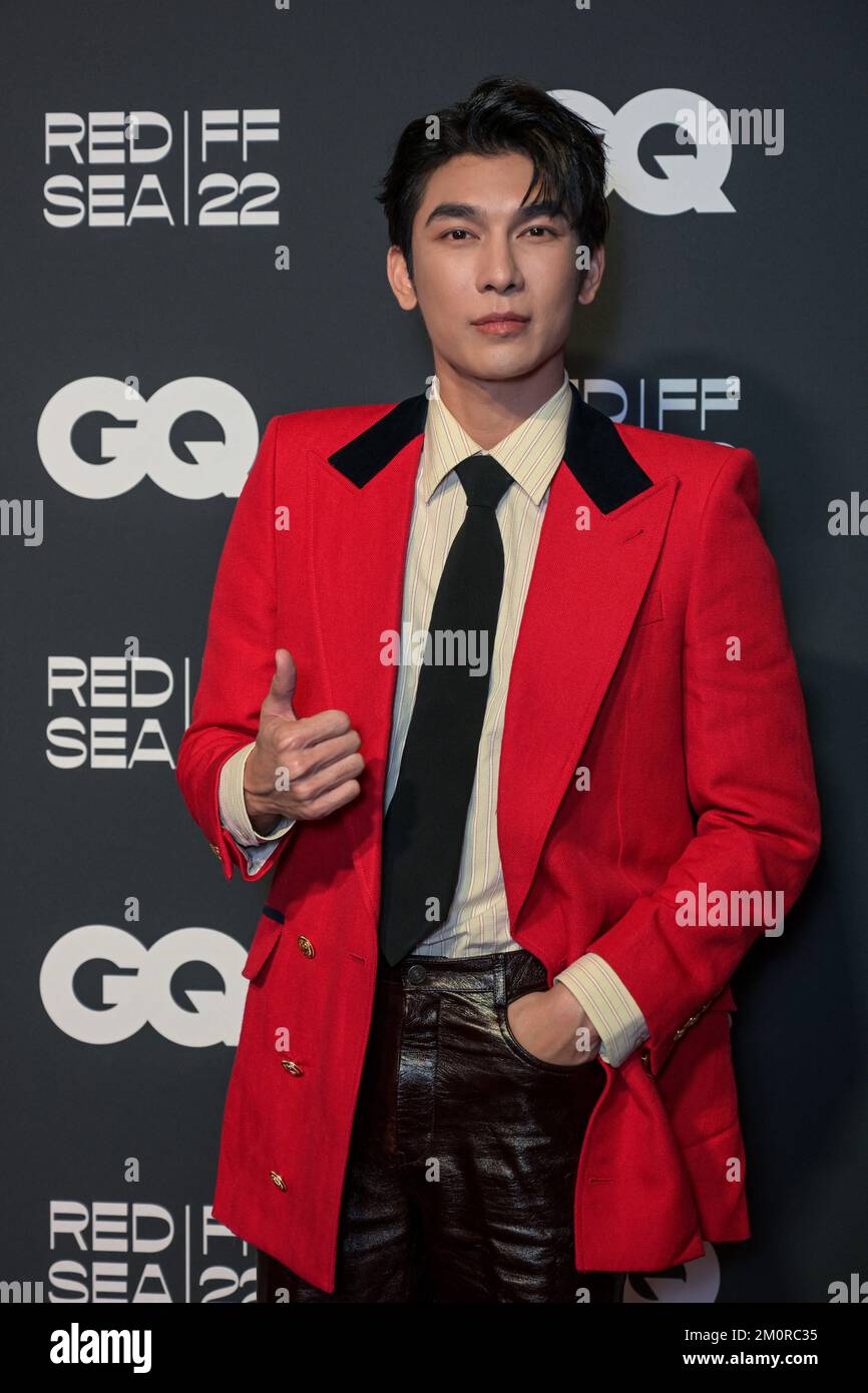 Jeddah, Saudi Arabia, on December 7, 2022. Thai actor and singer Mew ...