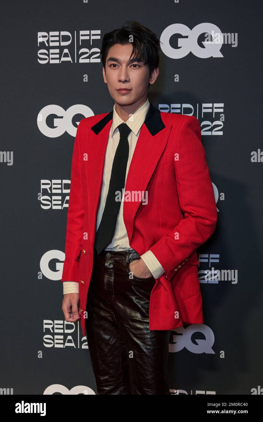 Jeddah, Saudi Arabia, on December 7, 2022. Thai actor and singer Mew ...